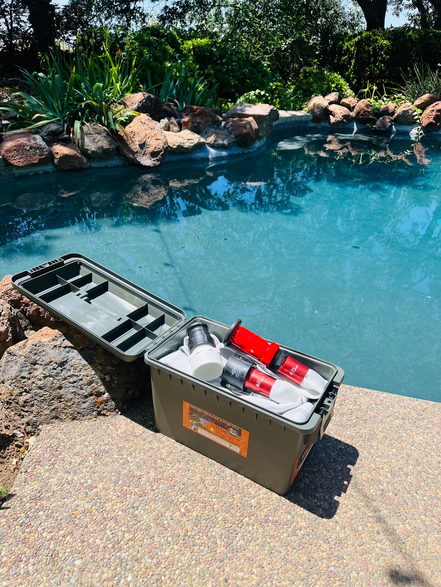 FireFighter1 Fire Hose For Quick Access to Swimming Pool Water – Fight ...