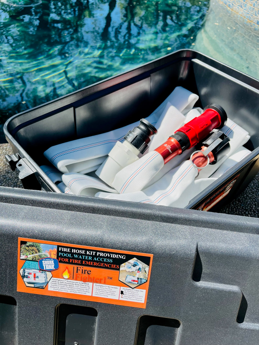 FireFighter1 Fire Hose For Quick Access to Swimming Pool Water – Fight ...