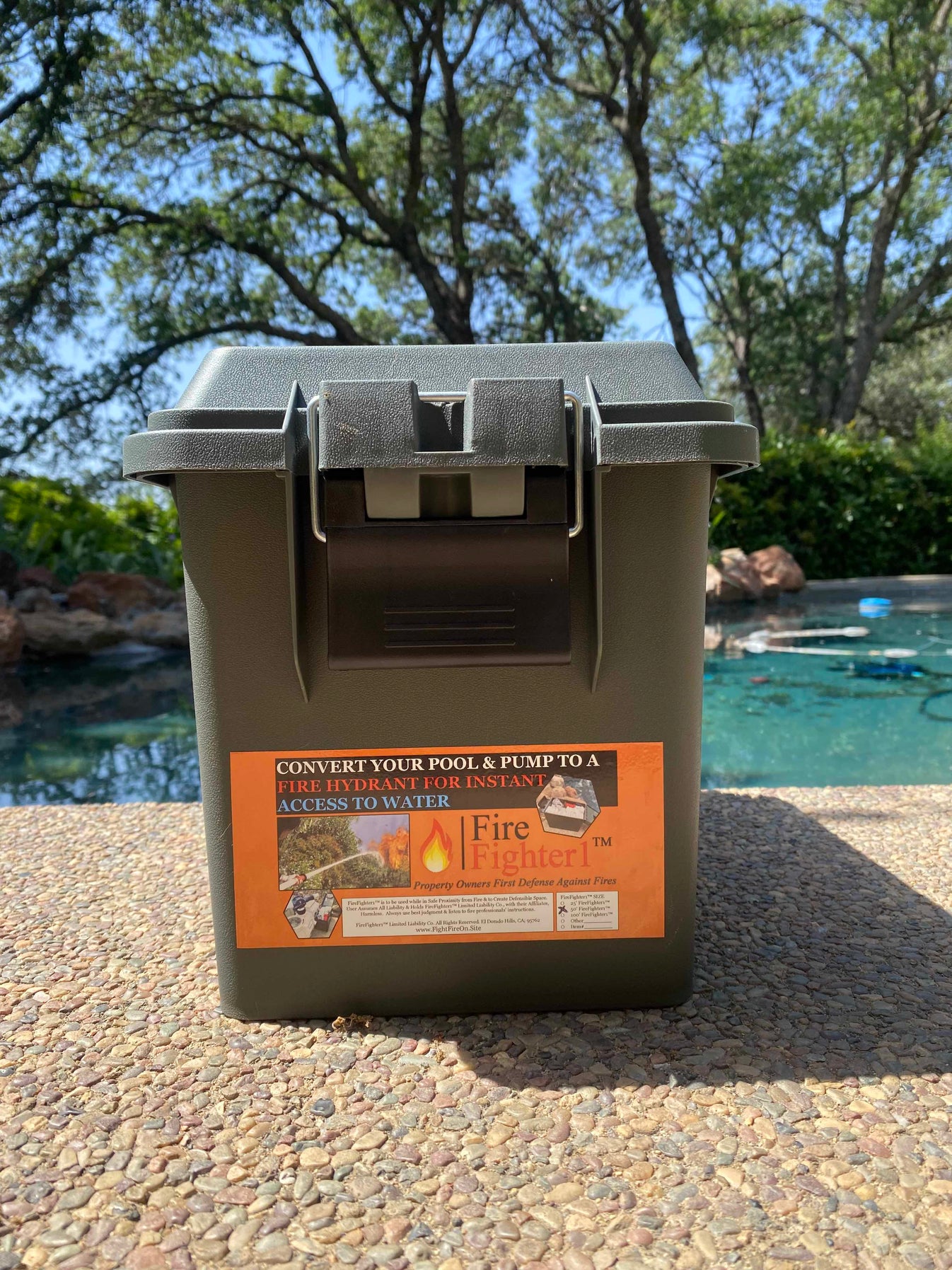 FireFighter1 Fire Hose For Quick Access to Swimming Pool Water – Fight ...